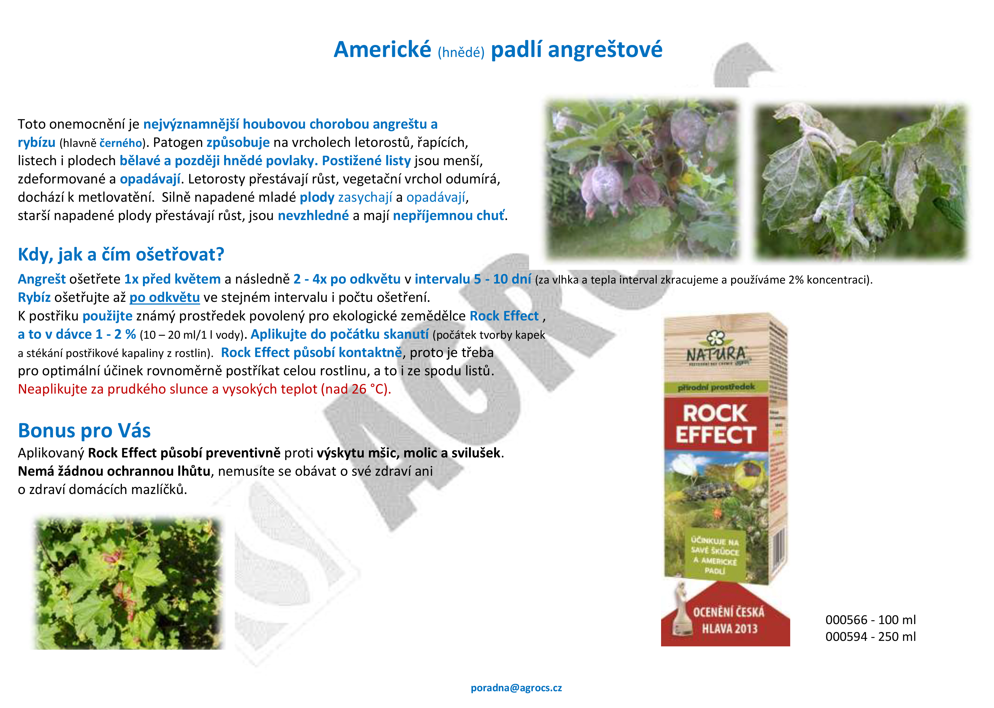 Angreštové padlí - ochraňte svou úrodu angreštu a rybízu se správným ...